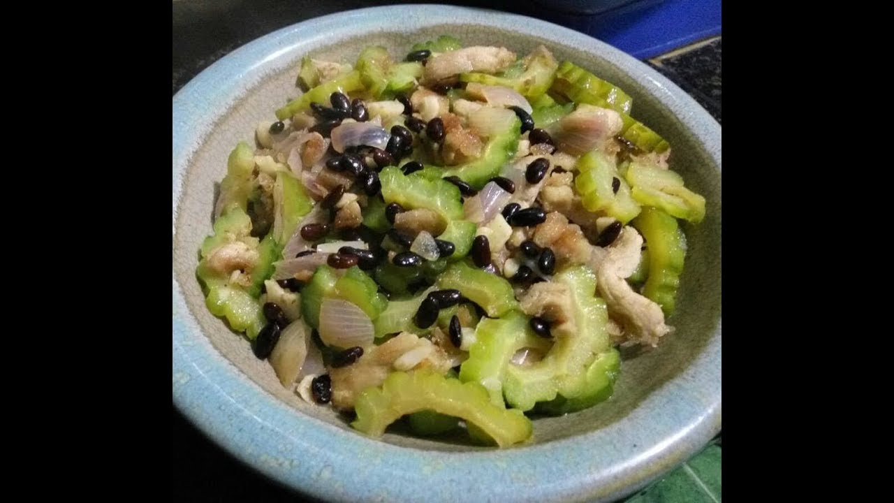 Ulam of the day "Pork ampalaya with salted black beans" recipe - YouTube