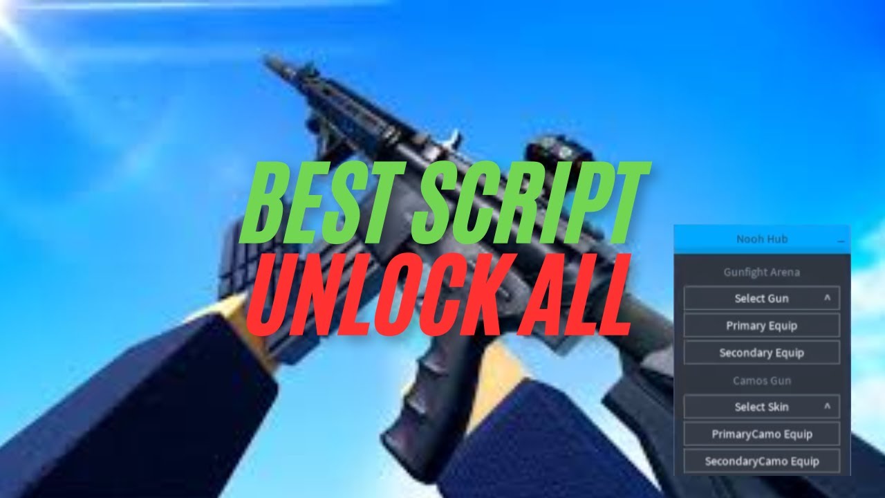 UNLOCK ALL GUNFIGHT ARENA BEST ROBLOX SCRIPT NO KEY (JULY 2025) 😎 - YouTube