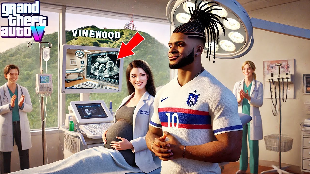 😍👶🏽👶🏽👶🏽🥳Franklin & Mia Are Expecting Triplets-GTA 5 Real Life Mod ...