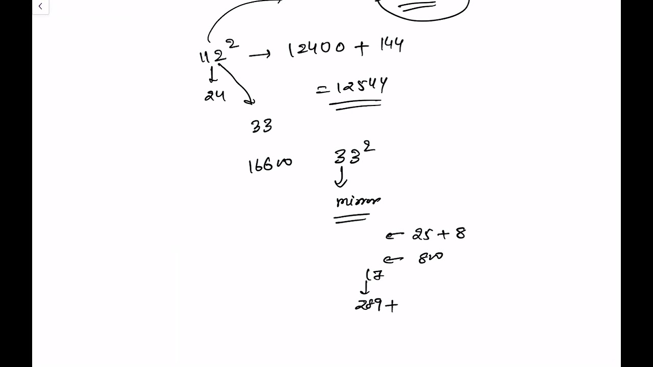 How To Calculate Square Of A Number Beyond 100 In 3 Seconds YouTube How To Calculate Square Of A Number Beyond 100 In 3 Seconds YouTube