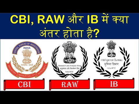 DIFFERENCE BETWEEN CBI, Raw, IB | CBI, RAW और IB में क्या अंतर है ...