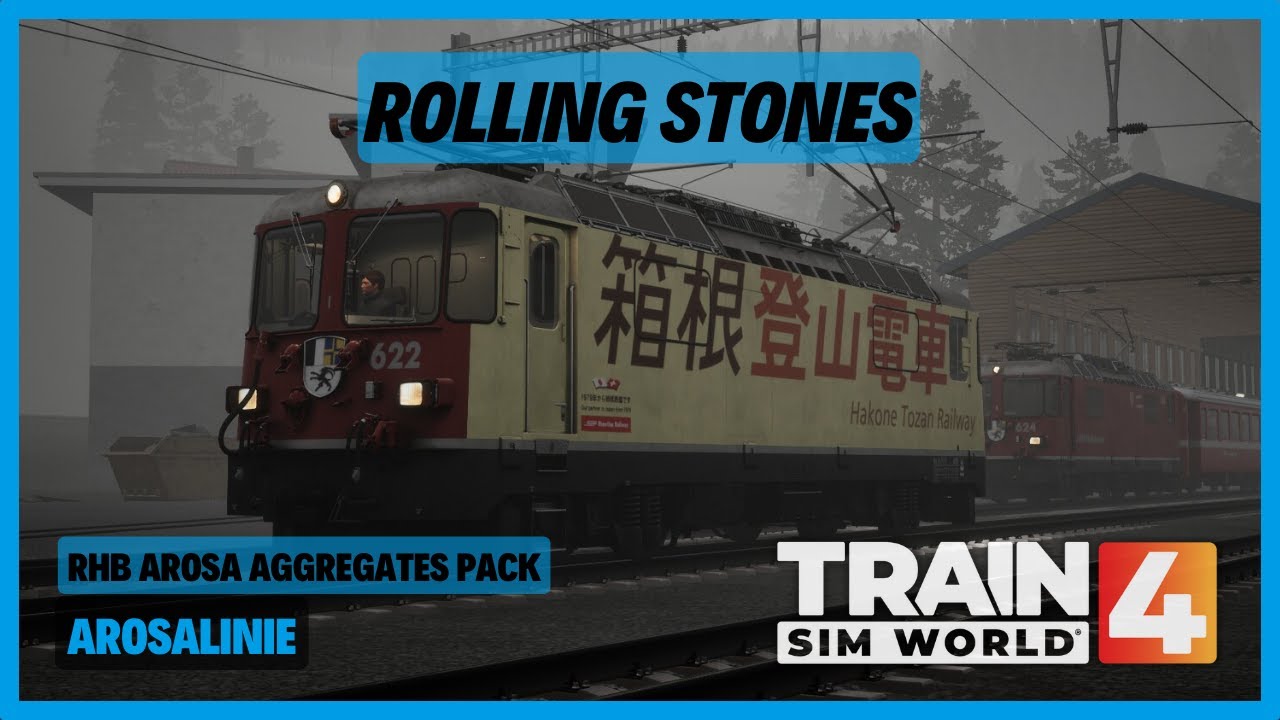 TSW4 | Rolling Stones | RhB GE 4/4 II Hakone Tozan Livery | Arosa ...