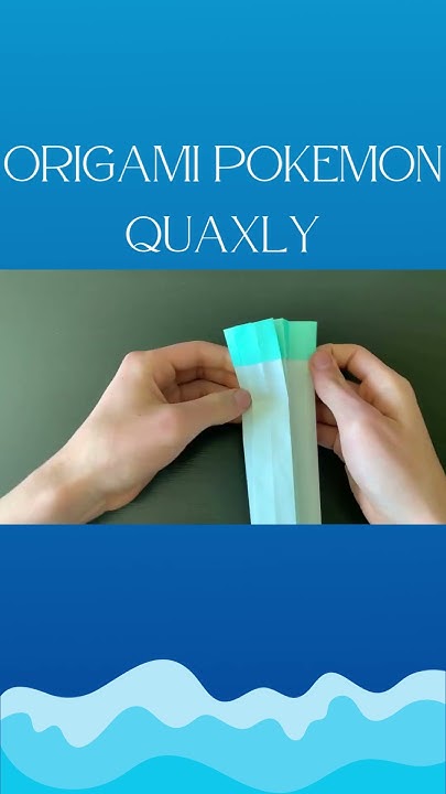 Origami Pokemon Quaxly #shorts - YouTube