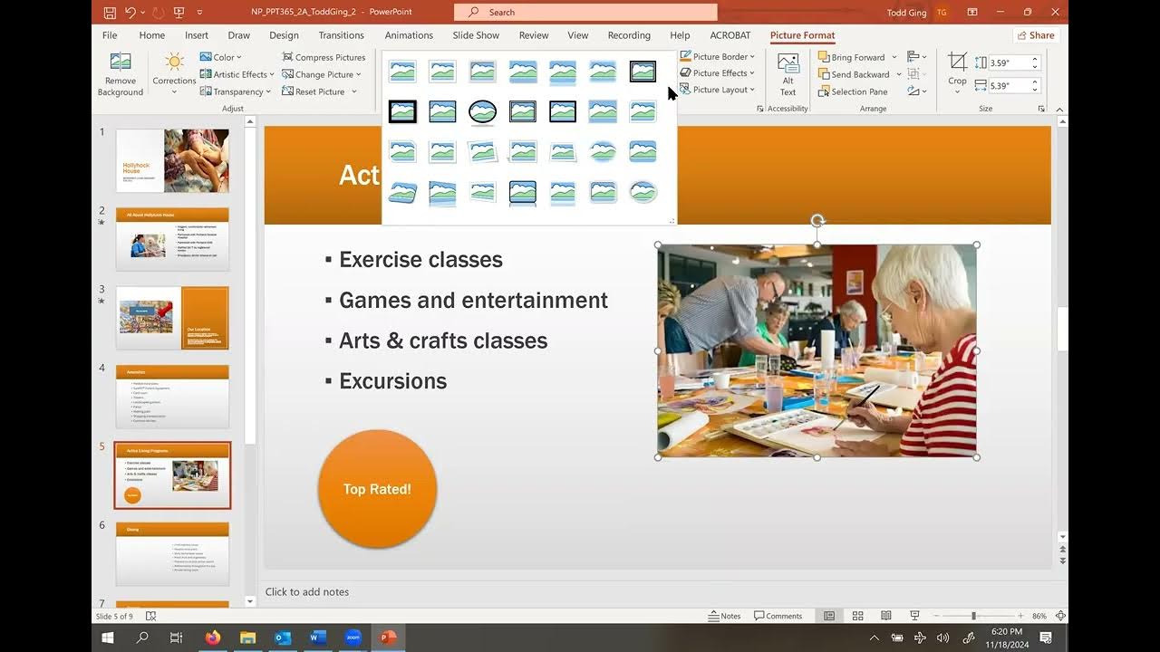 MS PowerPoint Project 2 Instructional Video - YouTube
