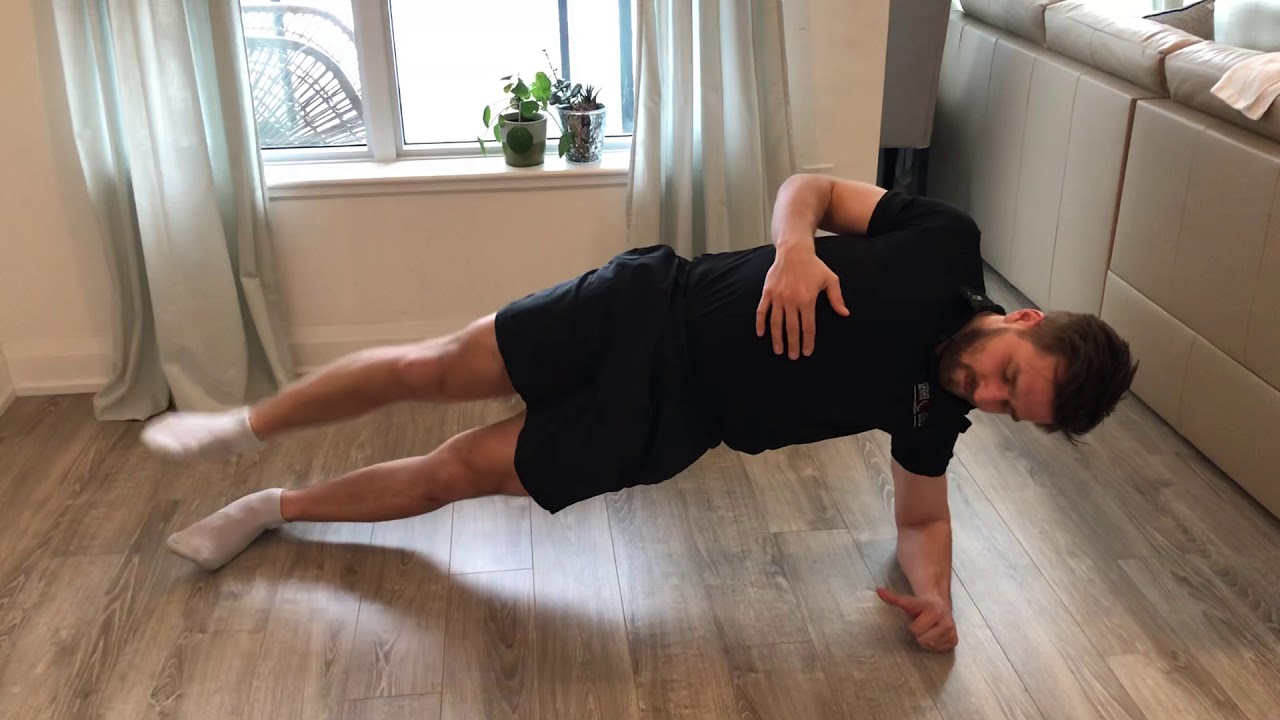 Side Plank Hip Abductions Youtube