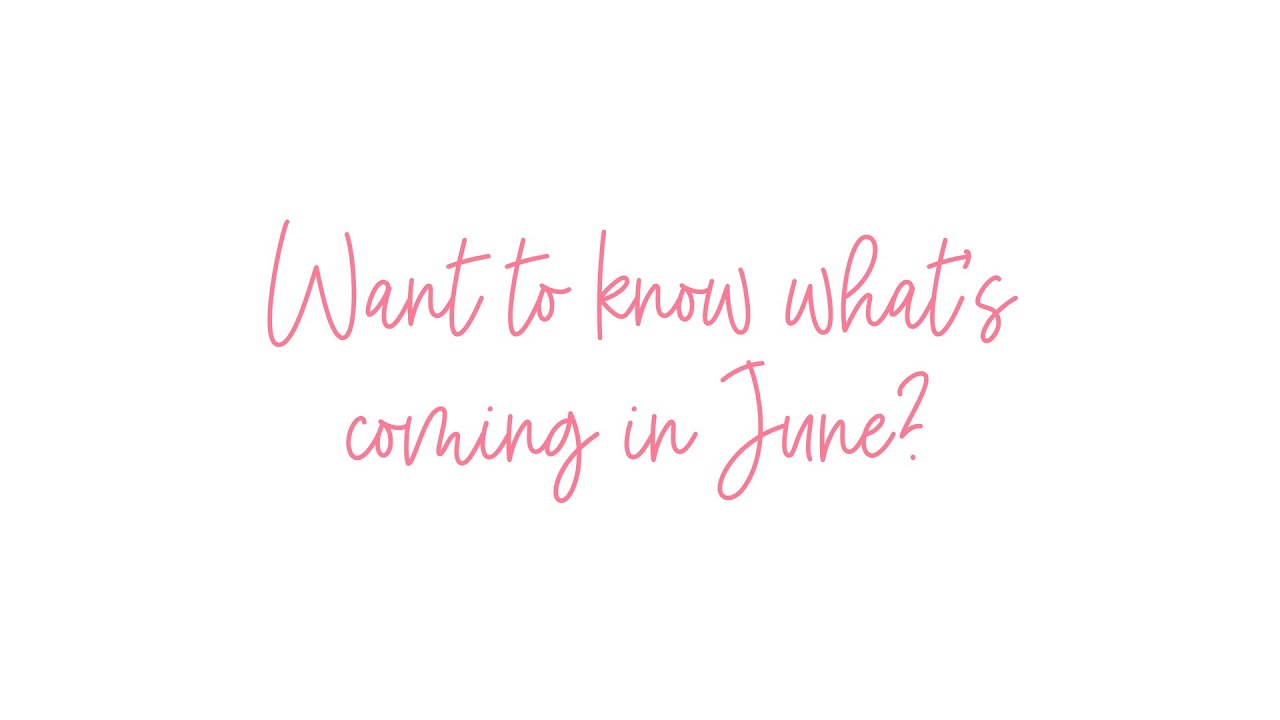 We're announcing Week 1 of June! - YouTube