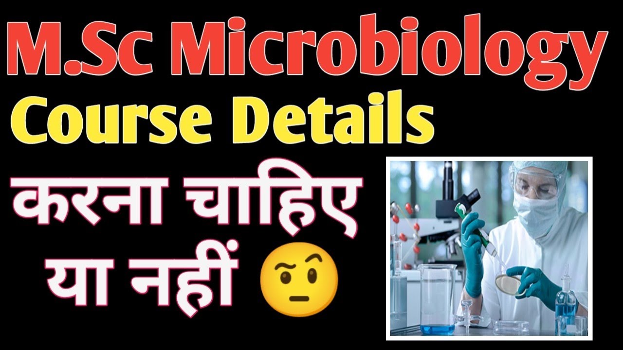 M.Sc Microbiology Course details || #microbiology - YouTube