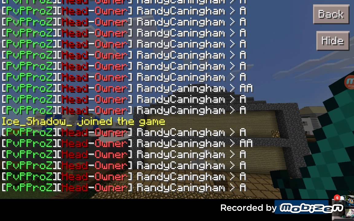 Minecraft PE - Spam Time ! - YouTube