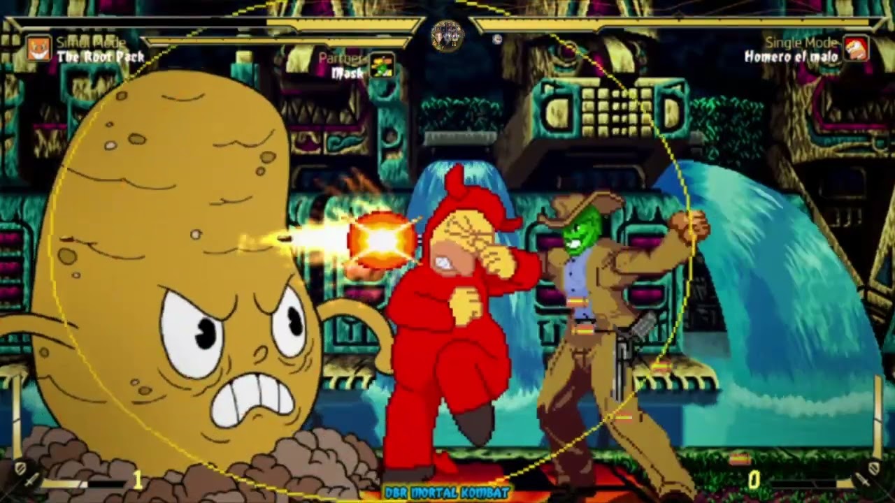 LA MASCARA vs HOMERO EL MALO Mortal Kombat GAMEPLAY | PELEA ÉPICA - YouTube