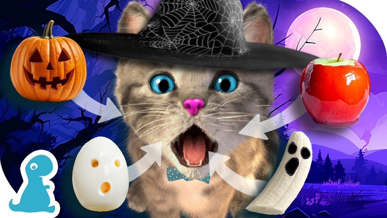 LITTLE KITTEN HALLOWEEN GAME - KITTY EATS HALLOWEEN TREATS & FOOD ...