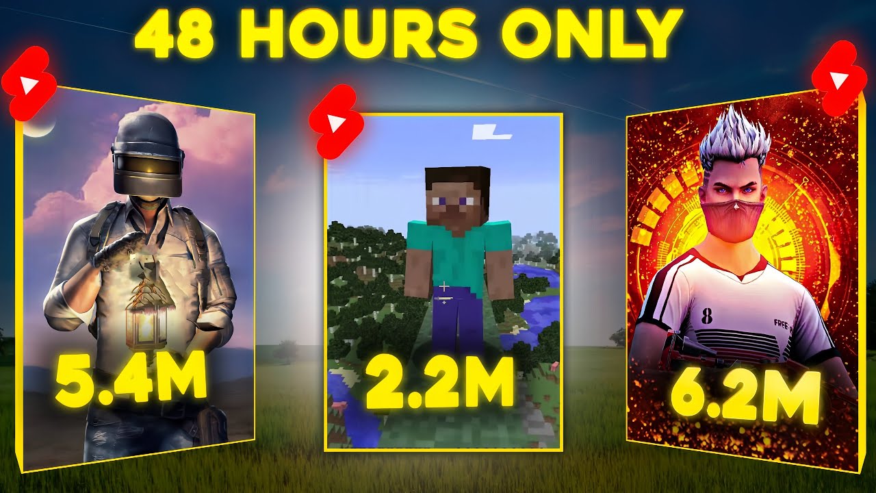 Gaming Shorts viral for 48 hours only ( Working Strategy) - YouTube