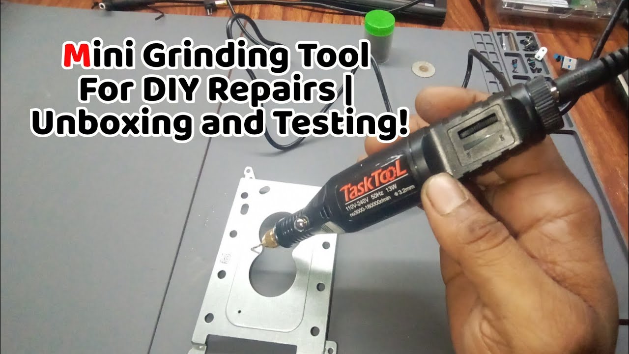 Mini Grinder Tool For DIY Repairs | Unboxing and Testing | Tech Tips ...