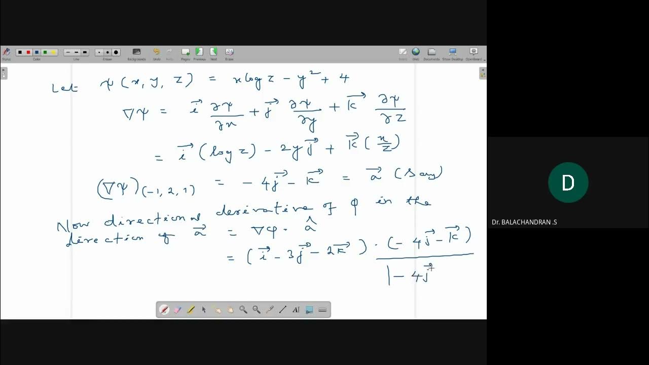 Vector differentiation - Lecture 2 - YouTube