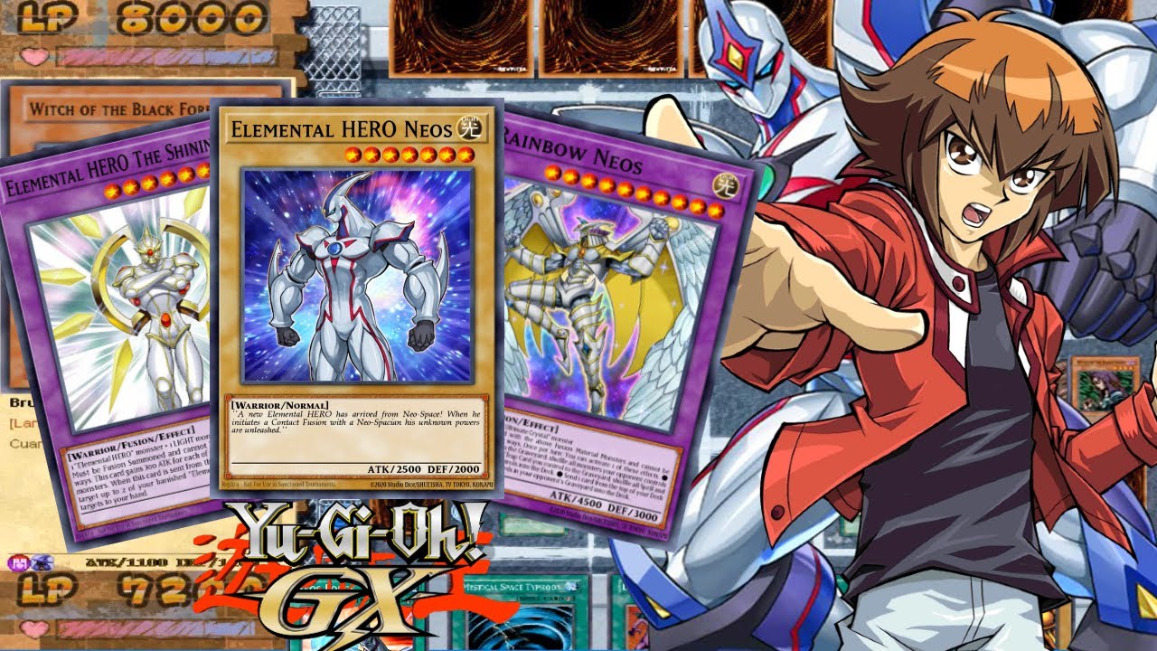 Yu-Gi-Oh! GX Power of Chaos Jayden The Fusion - ELEMENTAL HERO DECK - 5 FUSIONS IN 1 TURN - YouTube