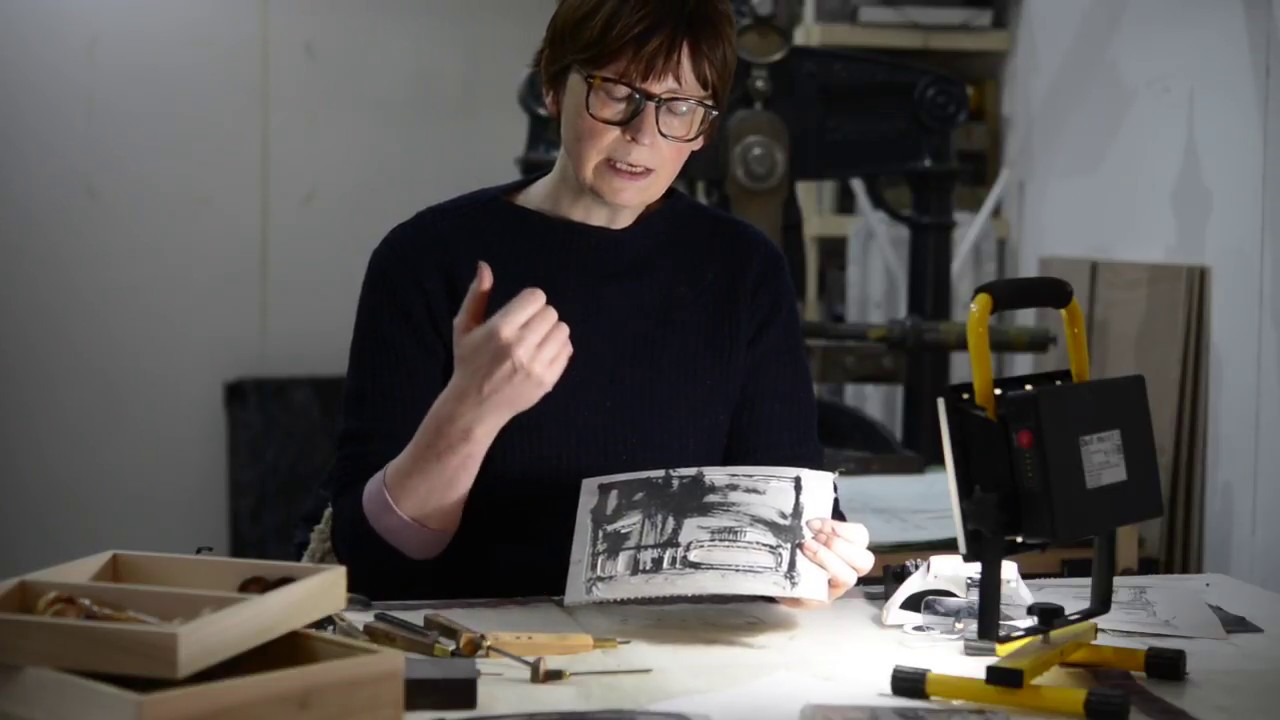 Lino Cut Techniques: Fine Detail - YouTube