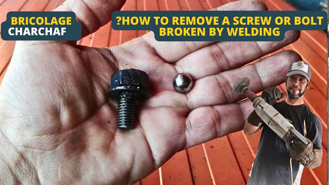 ?How to remove a screw or bolt broken by welding - YouTube