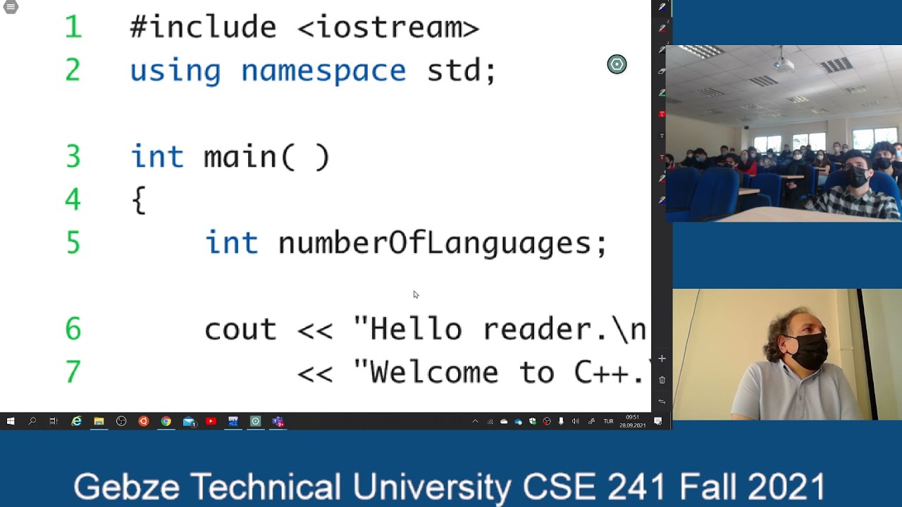 CSE 241 Fall 2021 Sep 28 - YouTube