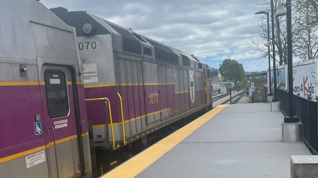 Riding MBTA commuter rail Fall River/New Bedford line train #6911 from ...