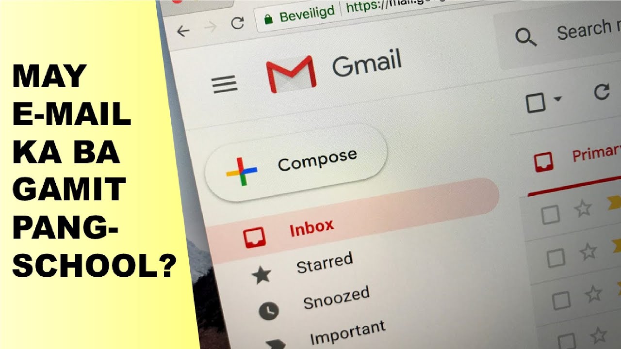 Paano Gumawa ng E-mail na Gagamitin Pang-School - YouTube