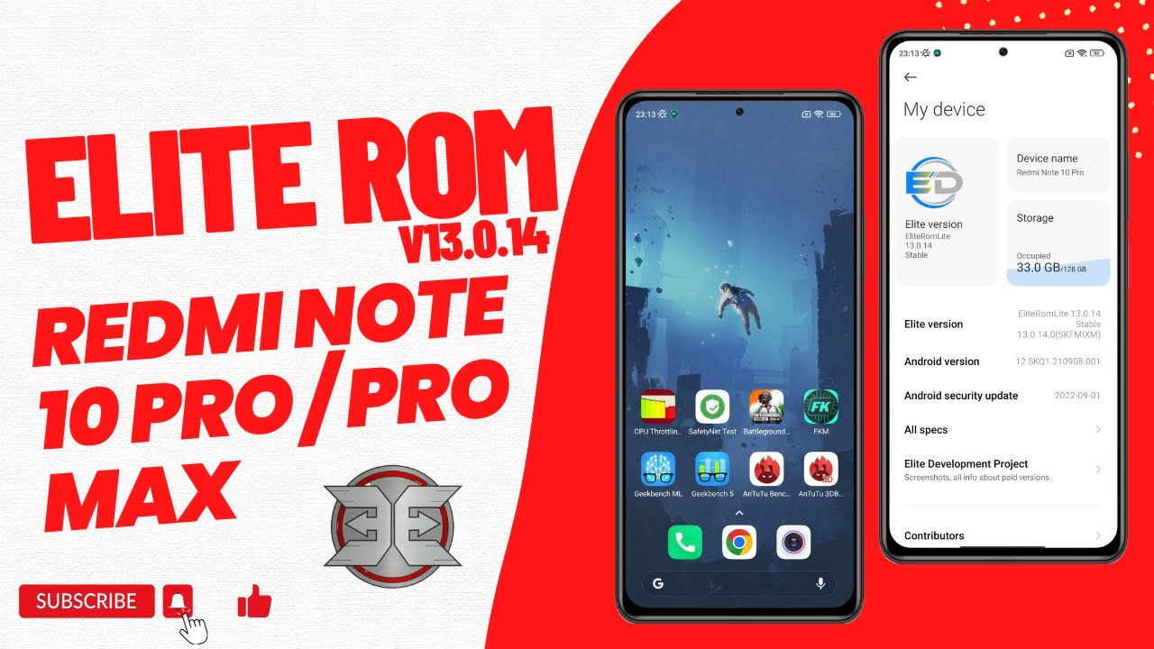 Elite Rom v13.0.14 For Redmi note 10 Pro / Pro max | Really Smooth ...