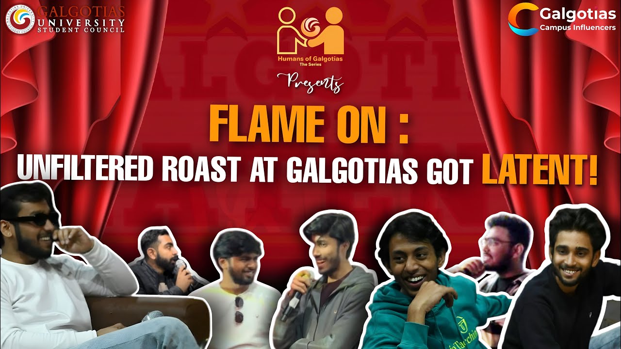 Flame on: unfiltered roast at Galgotias Got Latent! - YouTube