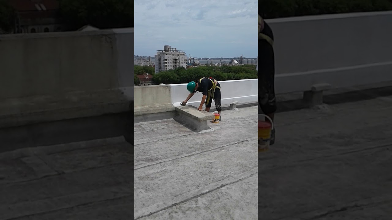 Pintura de pretiles y ductos azotea - YouTube