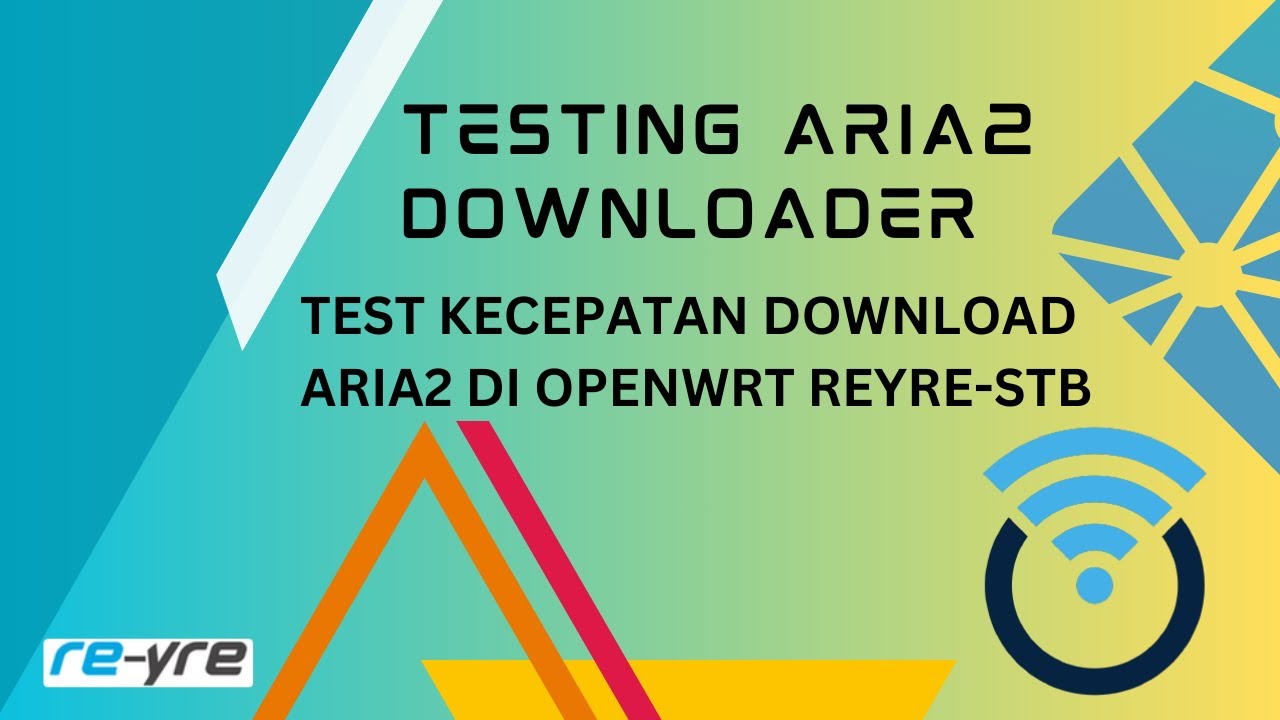 Test kecepatan download Aria2 Downloader di openwrt | reyre-wrt - YouTube