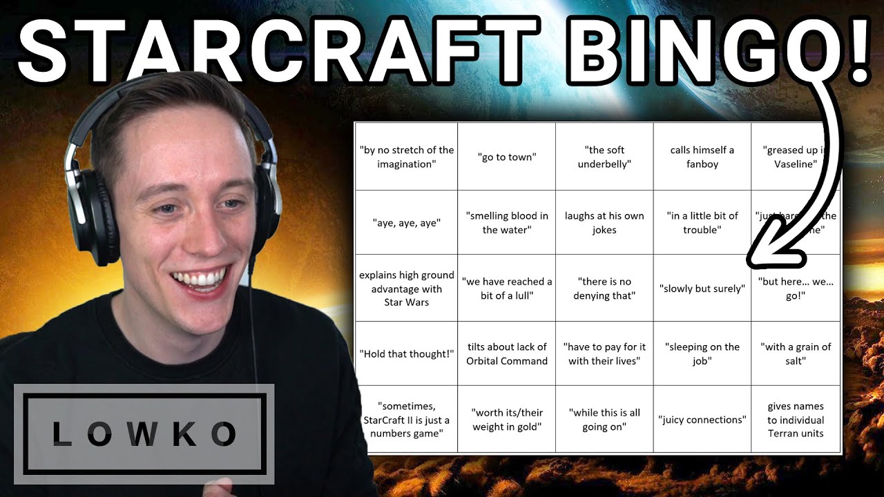 StarCraft 2 Cast BINGO! (Lowko Highlights #90) - YouTube