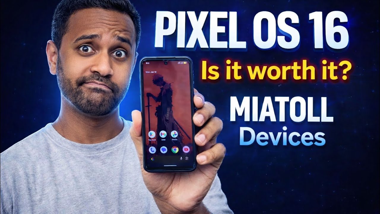PixelOS 16 is like watering down your Coke. (Miatoll Review) - YouTube