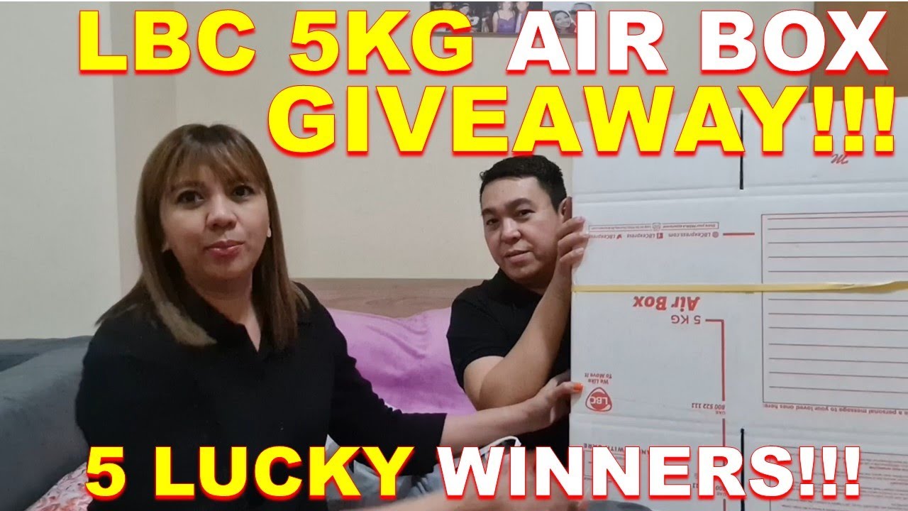 NOW CLOSED - LBC 5KG AIR BOX PRIZE GIVE AWAY TO 5 LUCKY WINNNERS! - YouTube