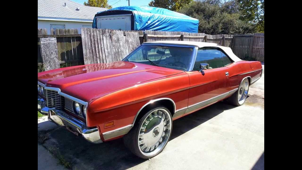 1972 FORD LTD CONVERTIBLE - YouTube
