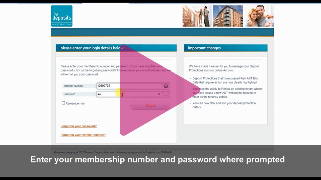 mydeposits Insurance Scheme - Logging into your online account - YouTube