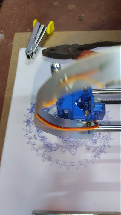 Arduino 2d Drawing machine - YouTube