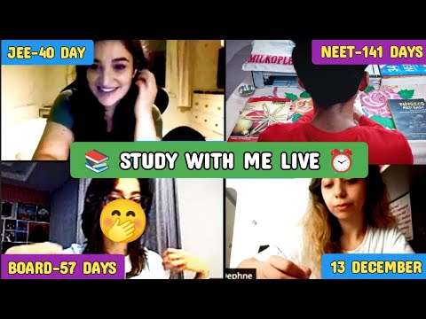 📚 STUDY WITH ME LIVE 🔥 || NEET || JEE || UPSC || BOARDS || COMPETITION WALLAH || PHYSICS WALLAH ...