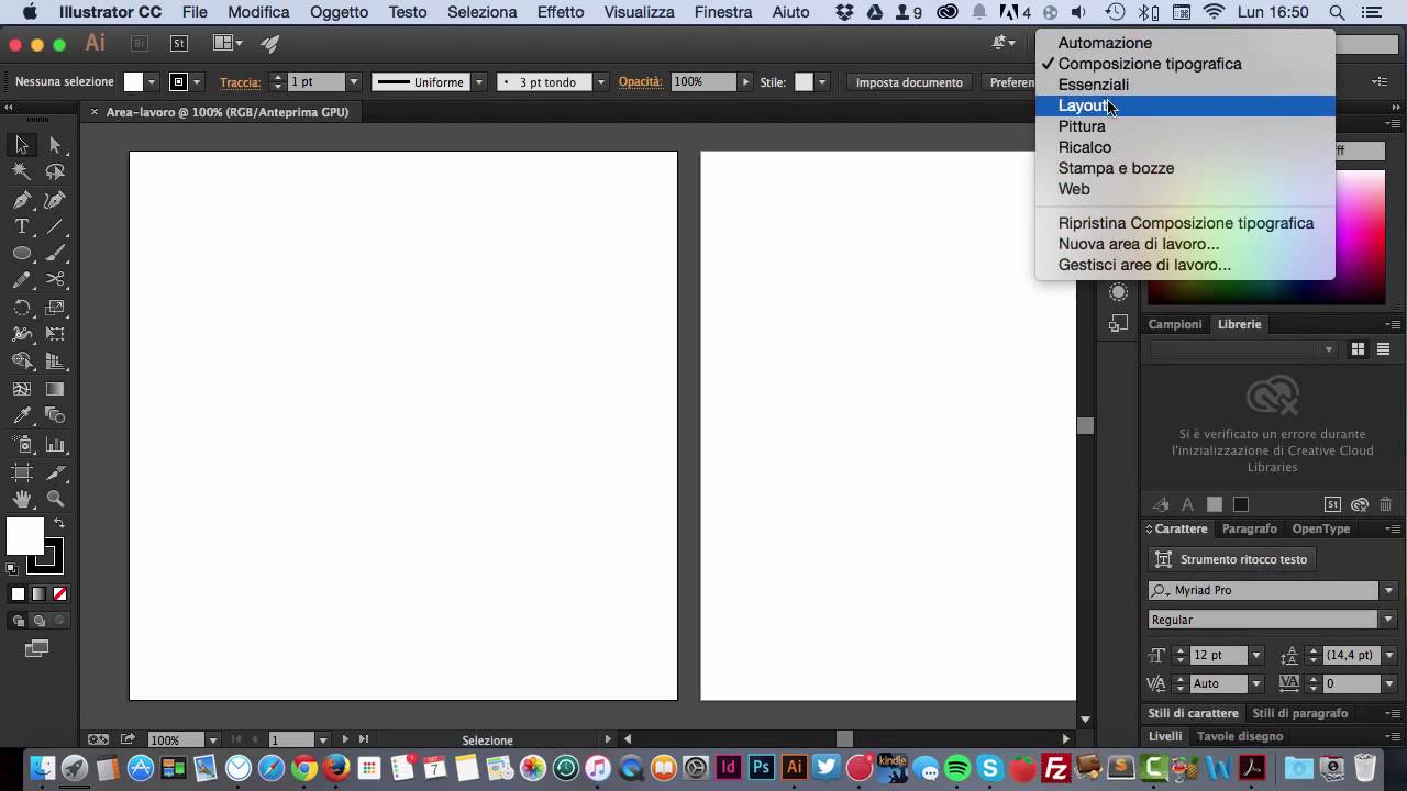 Guida Adobe Illustrator: Area Lavoro - YouTube