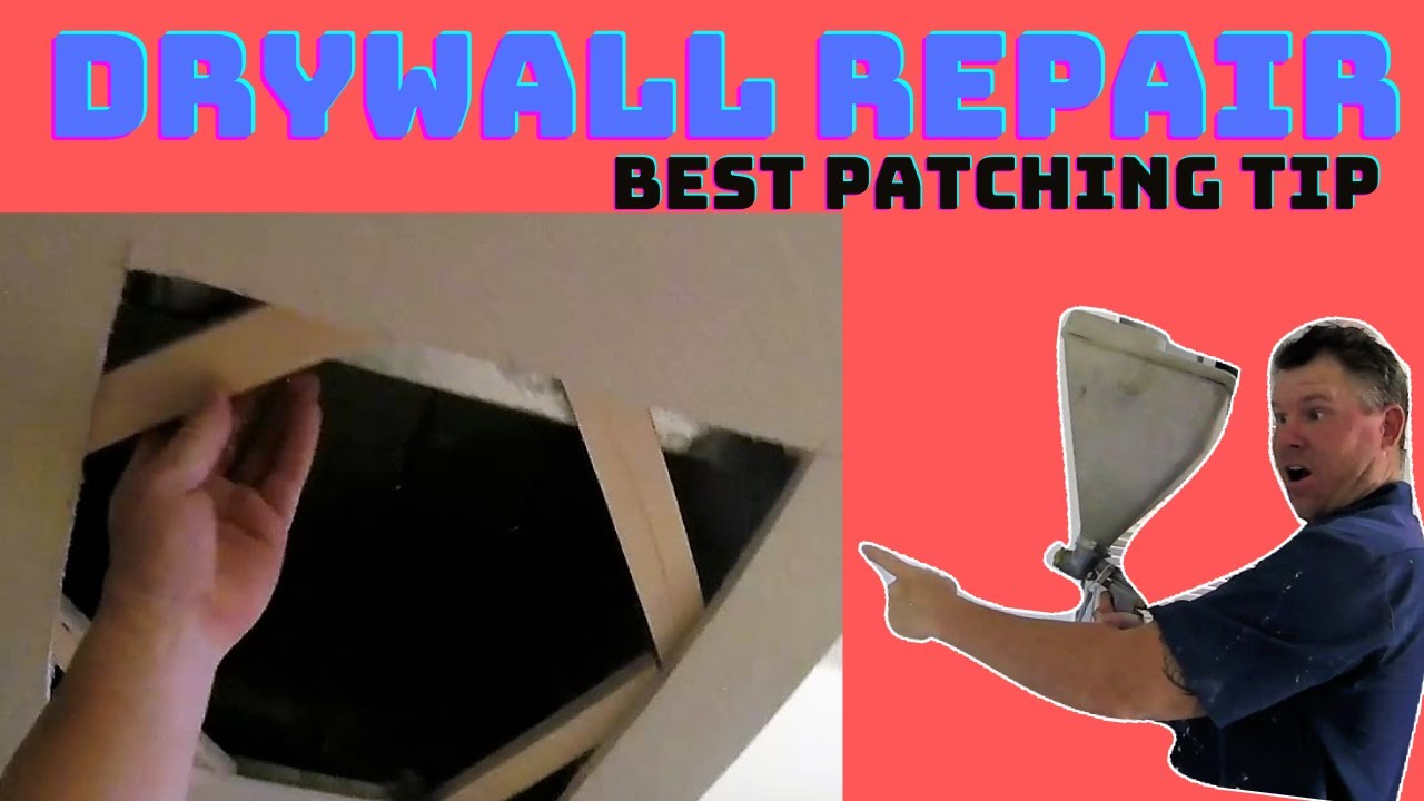 How to sheetrock hole in wall patching process frame and sheetrock ...