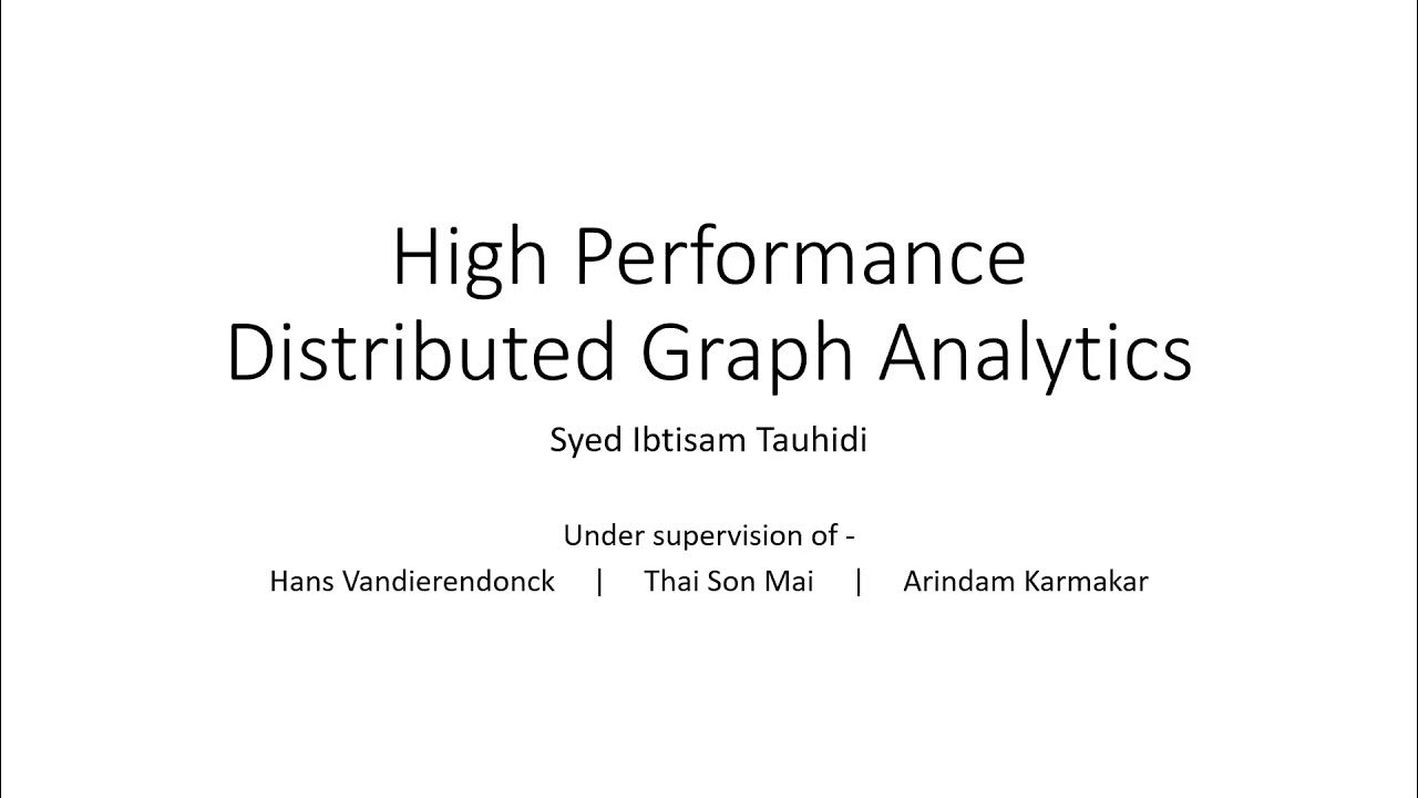 High-Performance Distributed Graph Analytics | Sub-graph Isomorphism ...