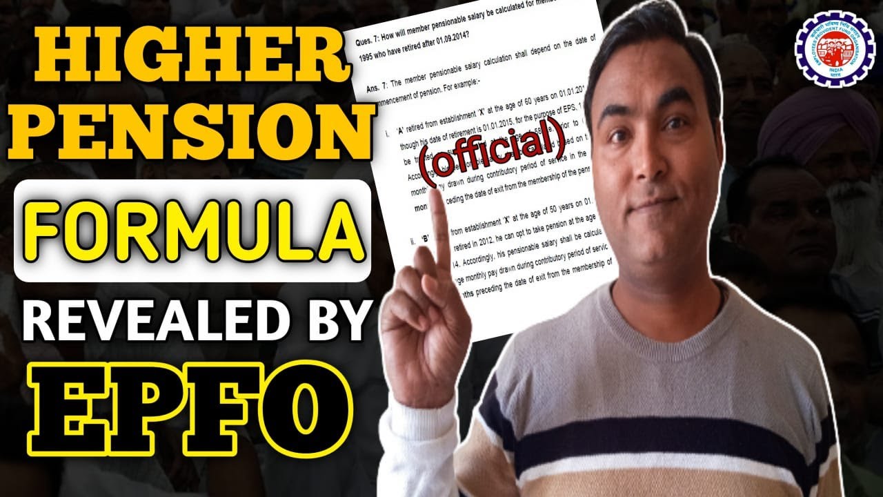higher pension formula revealed by epfo | higher pension latest news ...