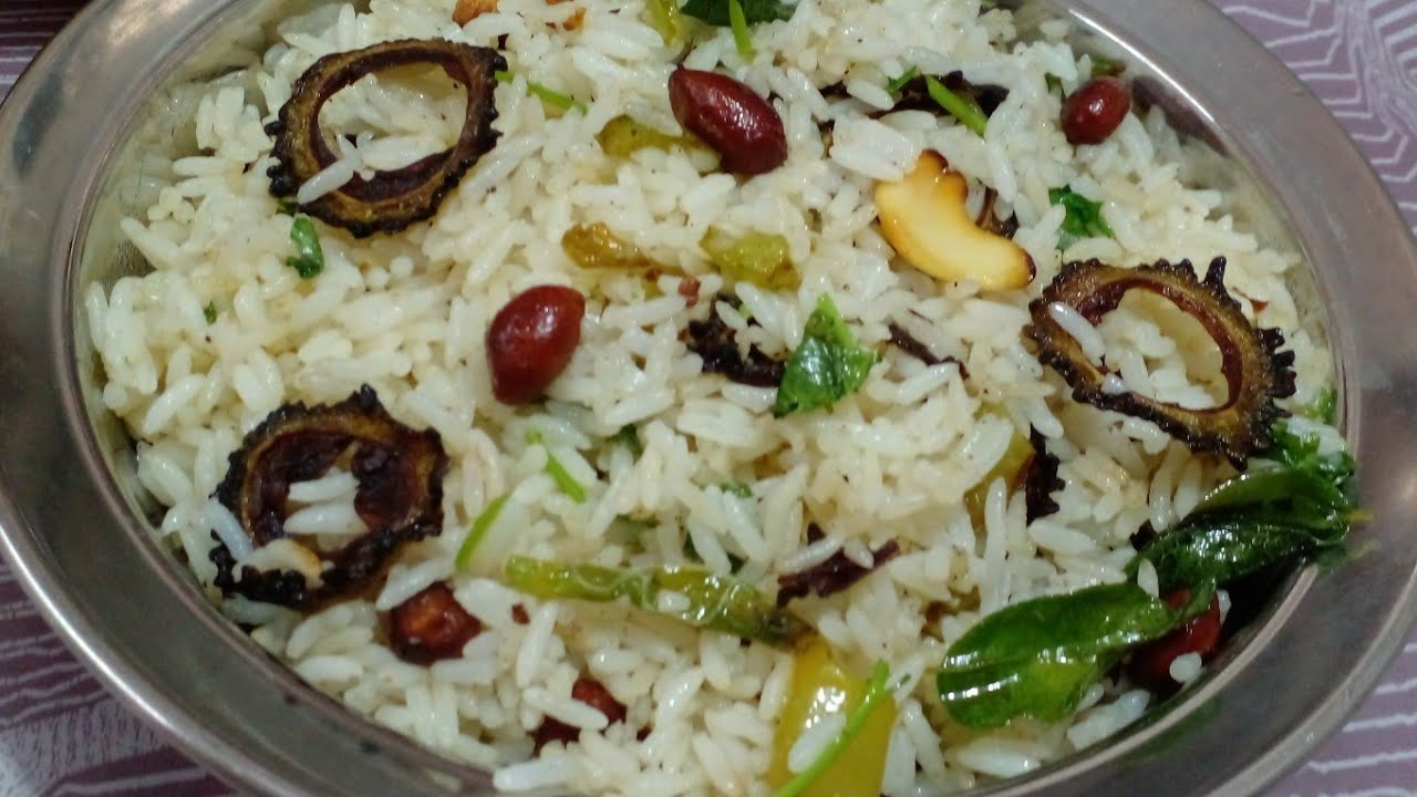 Fried Rice Recipe || Popu Rice in telugu || how to prepare fried rice ...