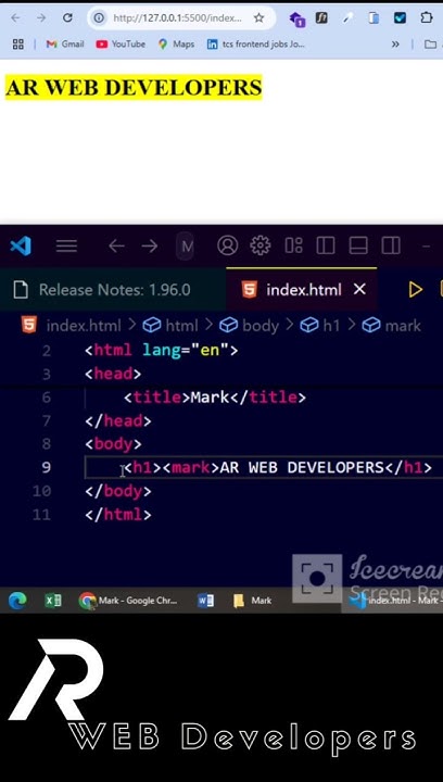 How to Highlight Text in HTML with Mark Tag | How to Use the Mark Tag in HTML #shorts - YouTube