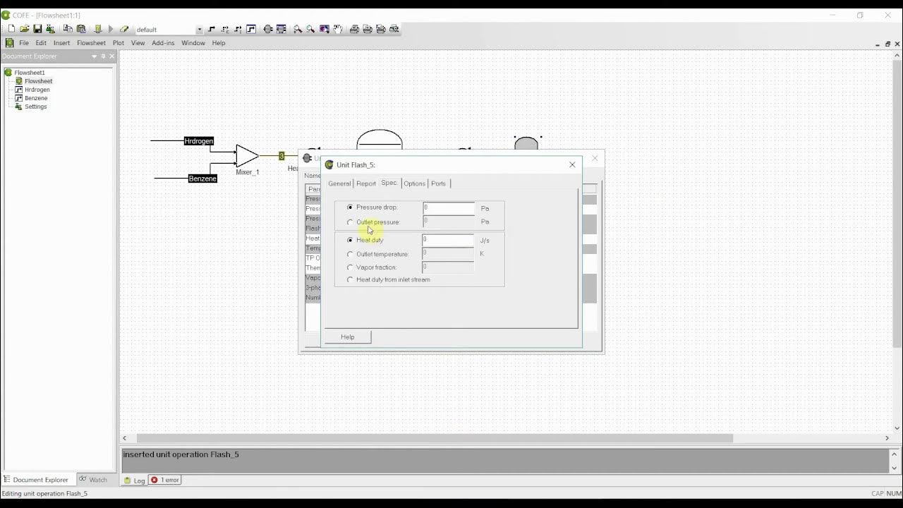 COCO simulation : Cyclohexane production :by Panuwat Hongtong 59070500073 - YouTube