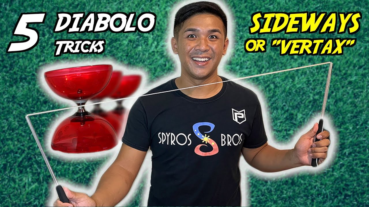 Learn 5 SIDEWAYS Diabolo Tricks "Vertax" in 10 Minutes (Beginners ...
