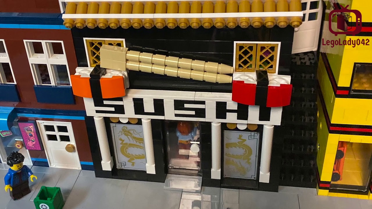 LEGO Custom MOCs Sushi and Skate Shop! - YouTube