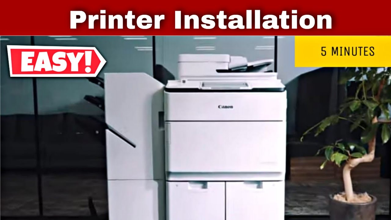 Canon printer setup | How to install canon printer to laptop - YouTube