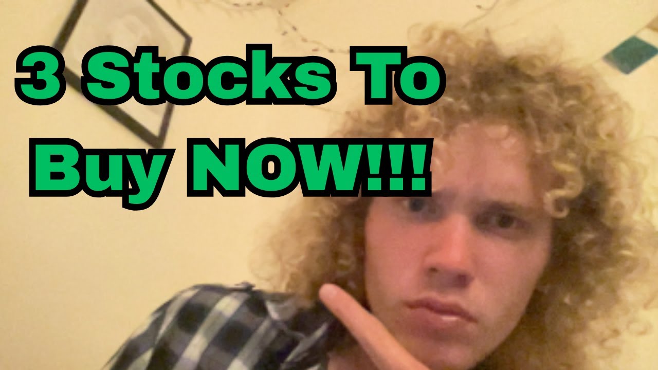 Top 3 Stocks To Buy ASAP!!! (URGENT BUYS!) - YouTube