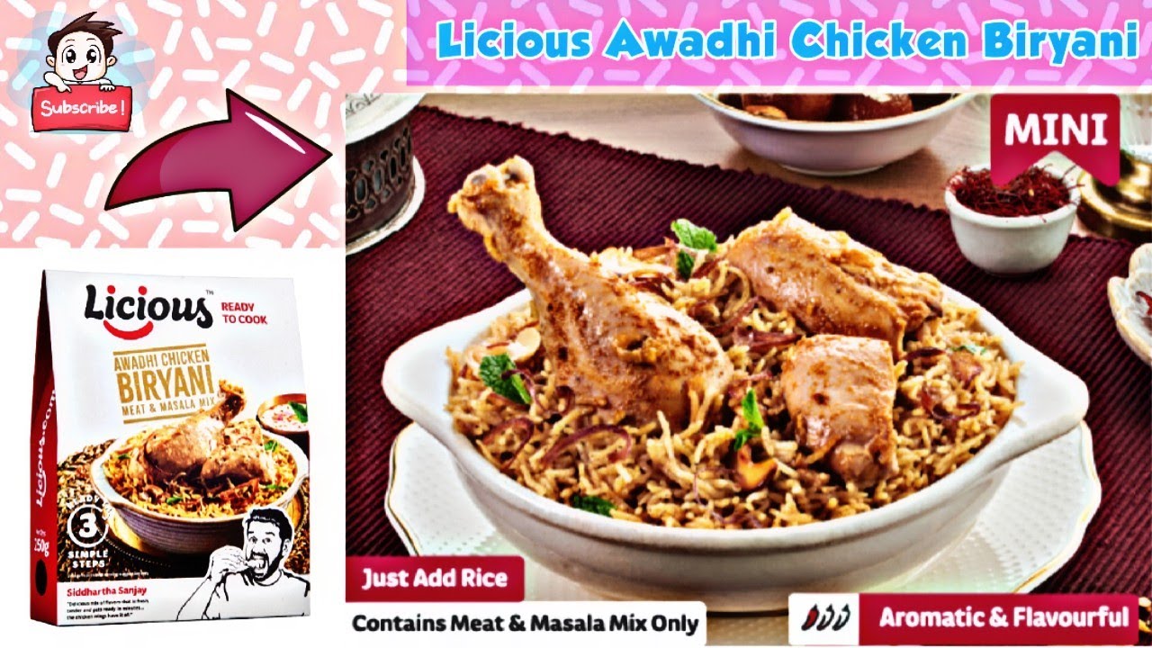 Licious Awadhi Chicken Biryani: 3 Easy Steps to a Enjoyable Meal 🍱 ...