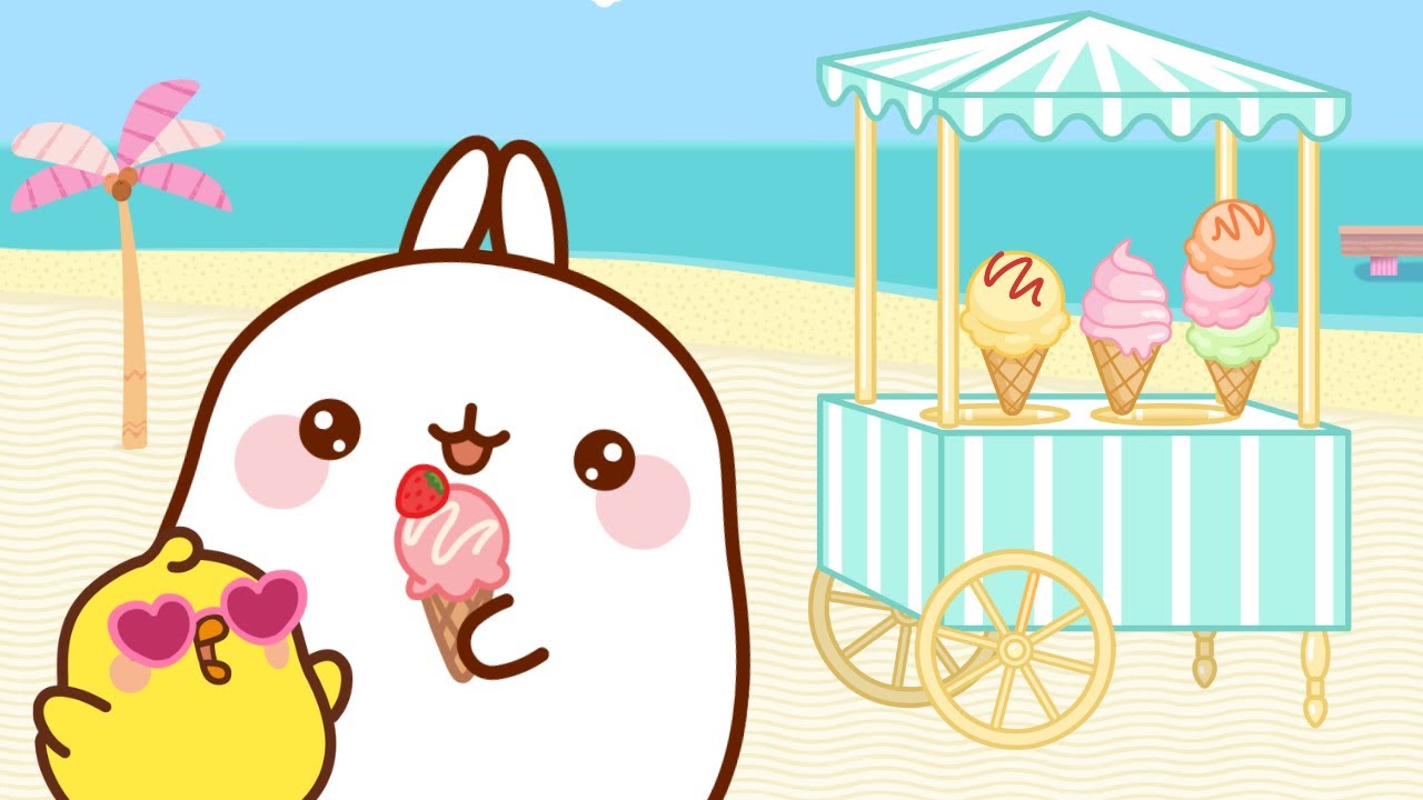 Molang and Piu Piu : Ice Cream Challenge 🍦 | Funny Compilation For kids ...
