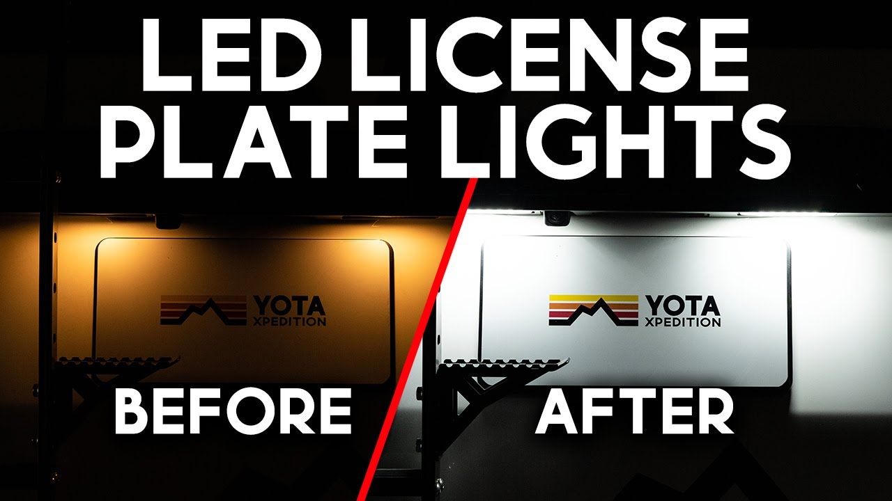 4Runner LED License Plate Lights Installation | 2010-2024 | Yota X ...
