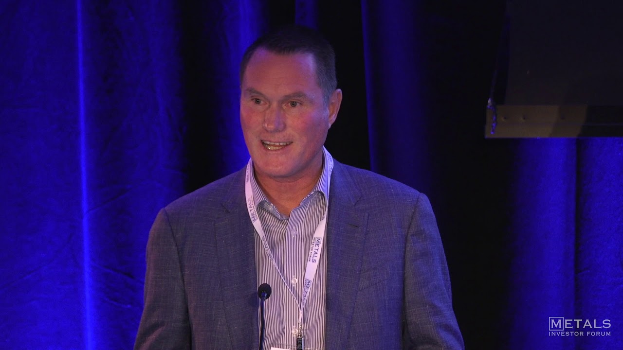Heye Daun, CEO of Osino Resources Corp. at the Metals Investor Forum on ...