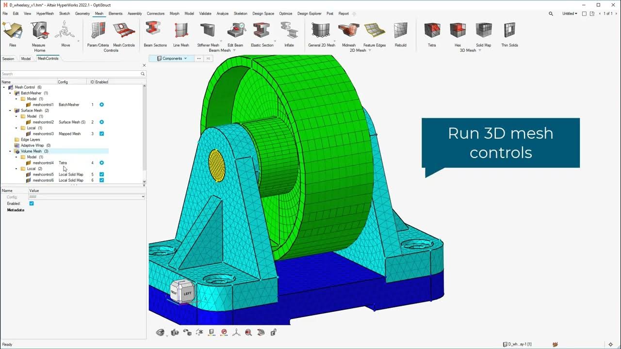 Automate and leverage meshing methodology with Mesh Controls - YouTube